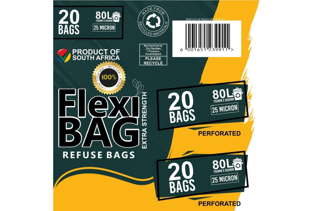 Trio Flexibles Heavyduty bags-Trio Pellets PCR granules Home
